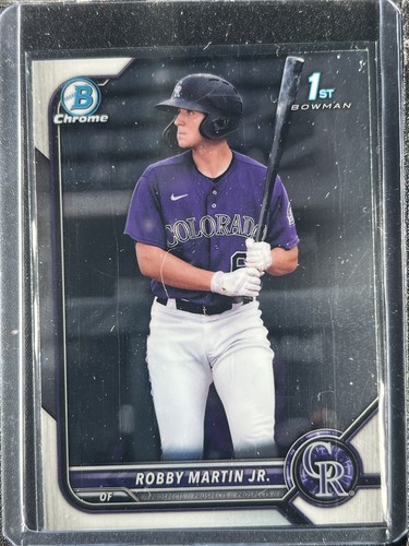 Martin, Robby Jr. - 2022 Bowman Chrome Prospect - 1st Bowman | eBay