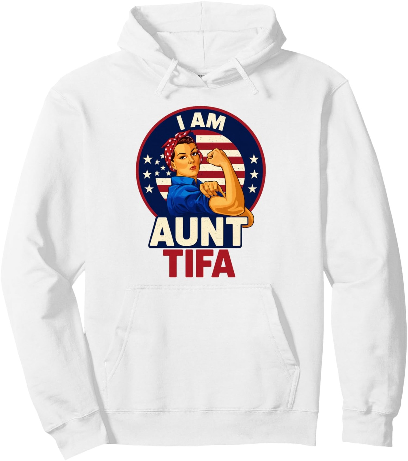 I Am Aunt Tifa American Flag Pride Unisex Hooded Sweatshirt | eBay