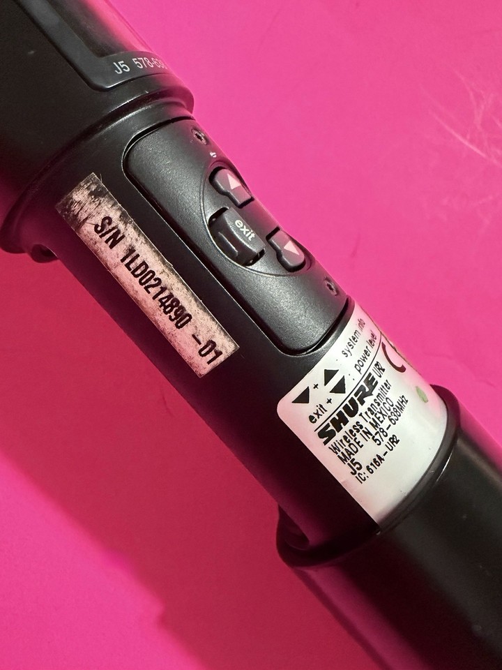 Shure UR2 J5 Wireless Transmitter Microphone 578-638MHz #A | eBay
