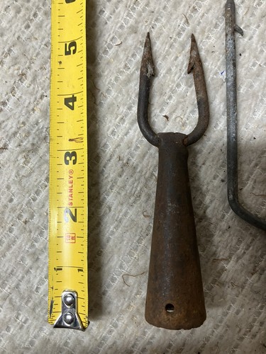 Lot Of 3 Vintage Barb Spear Gig Gaff Carp Eel Frog Fish Fishing Decor ...