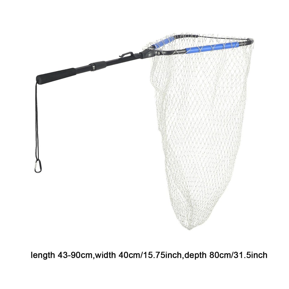 Fish Landing Net Fish Catching Net Sturdy Fishing Accessories Nonslip ...