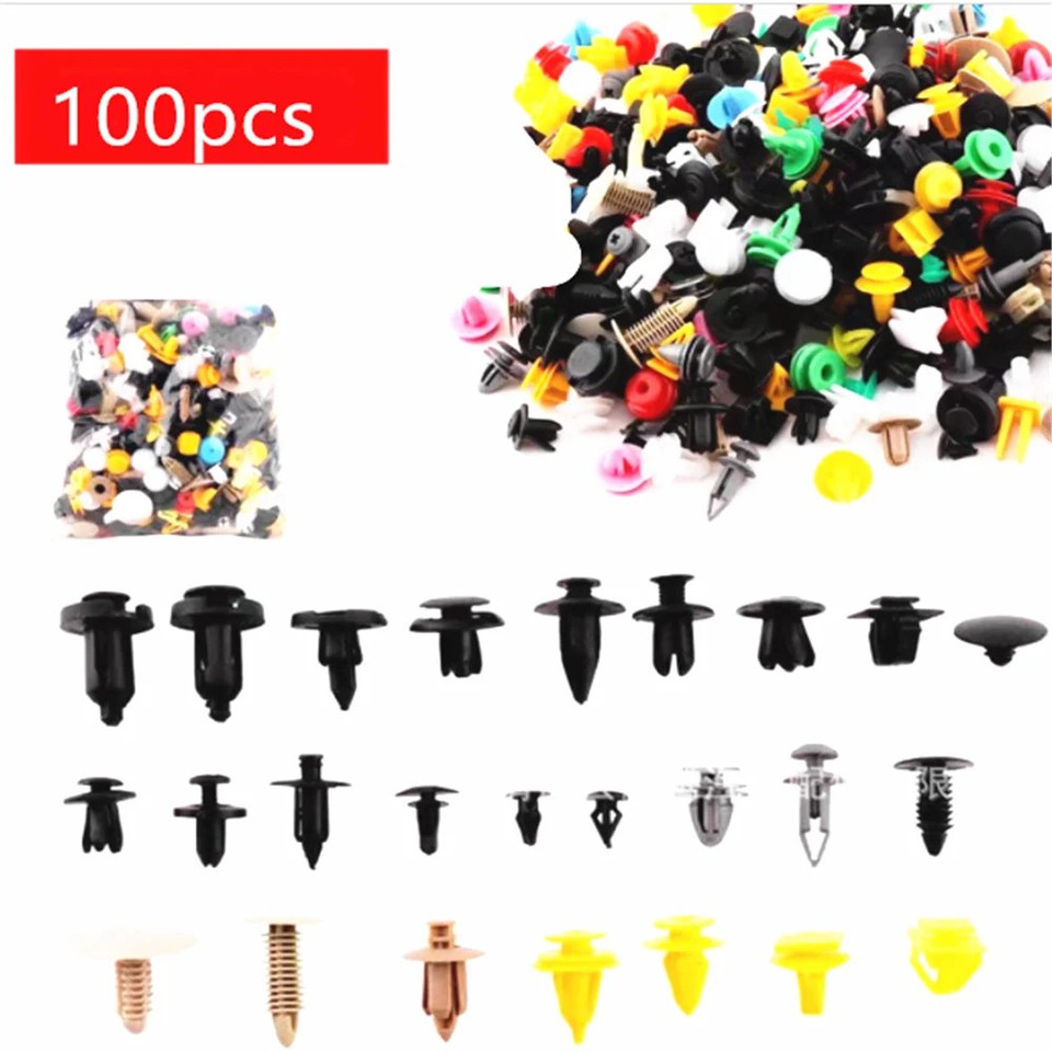 100pcs BMW Clip Assortment Kit – E36 E46 E90 Interior Trim Fasteners ...