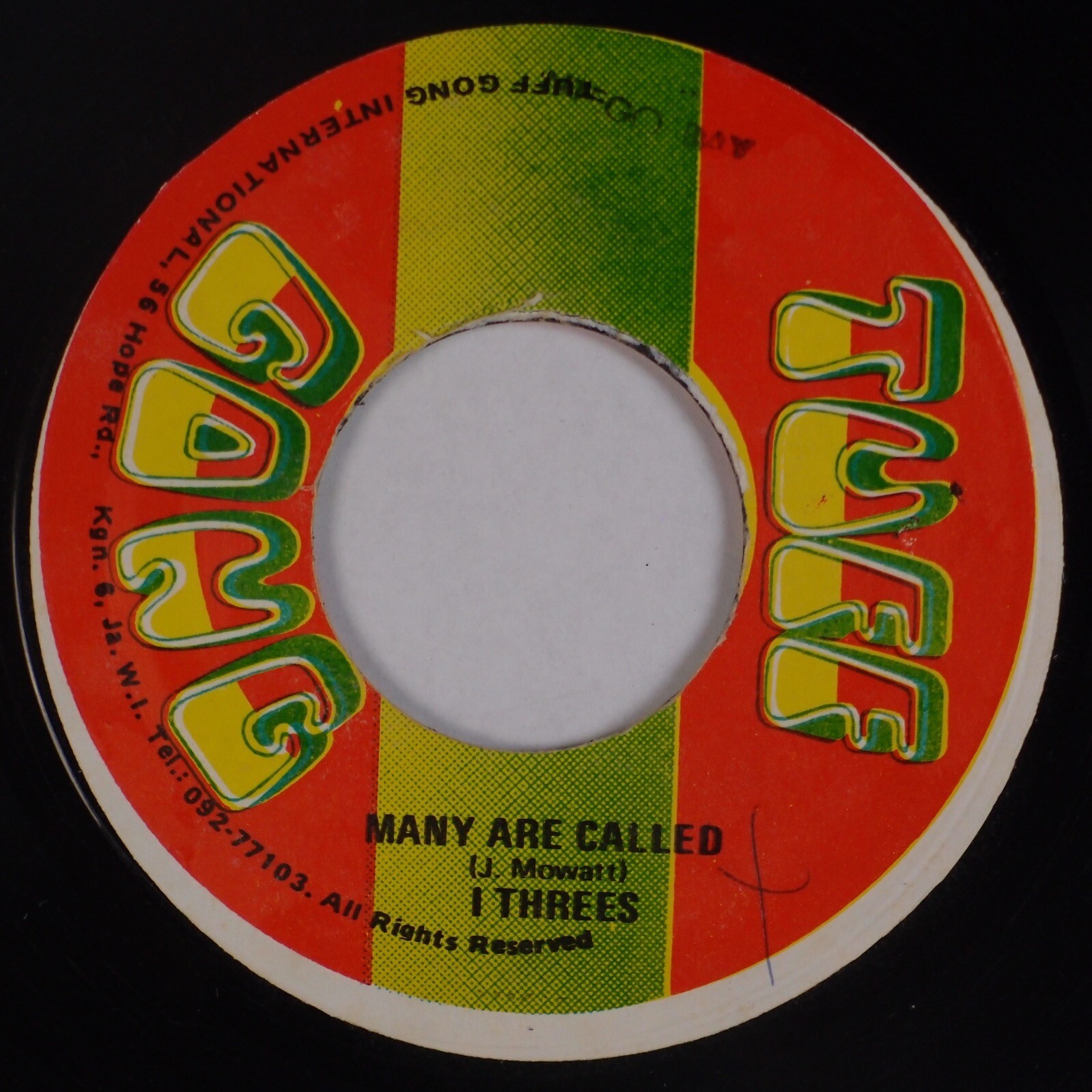 I THREES: Many Are Called / Chosen TUFF GONG Roots Reggae JA Orig 45 ...