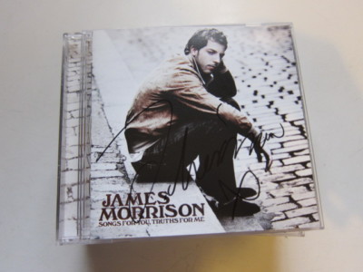 JAMES MORRISON Songs for you truths for me cd AUTOGRAPHED | eBay