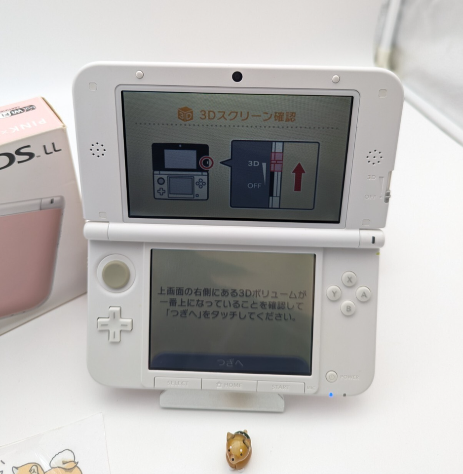 Nintendo 3DS XL LL Pink White SPR-001 Console Japanese ver. w/box | eBay