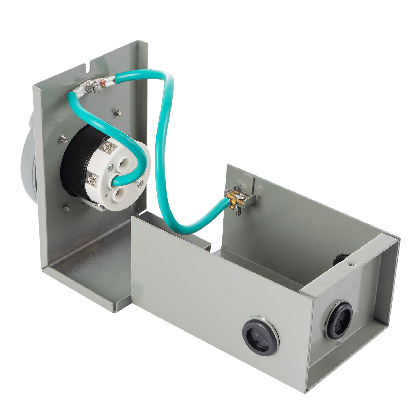 50 Amp 25FT Generator Power Cord and Waterproof Power Inlet Box 14-50P ...