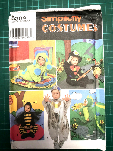 Animal Costumes Fancy Dress Sewing Pattern NEW & UNCUT Simplicity 5886 ...