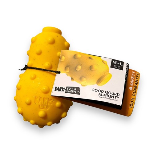 Bark Box Super Chewer Good Gourd Almighty Nylon Dog Chew Toy M-L large 20+ lbs | eBay