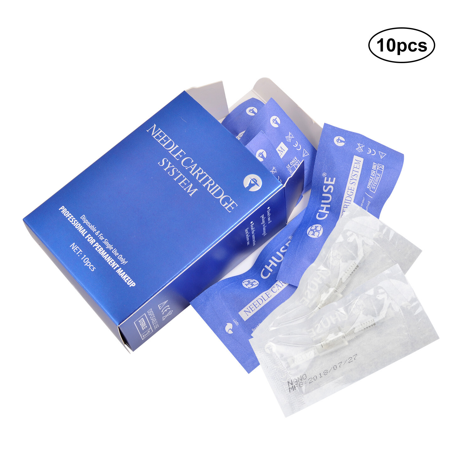 Chuse Permanent Makeup Tattoo Cartridge Needles Professional Sterilized ...