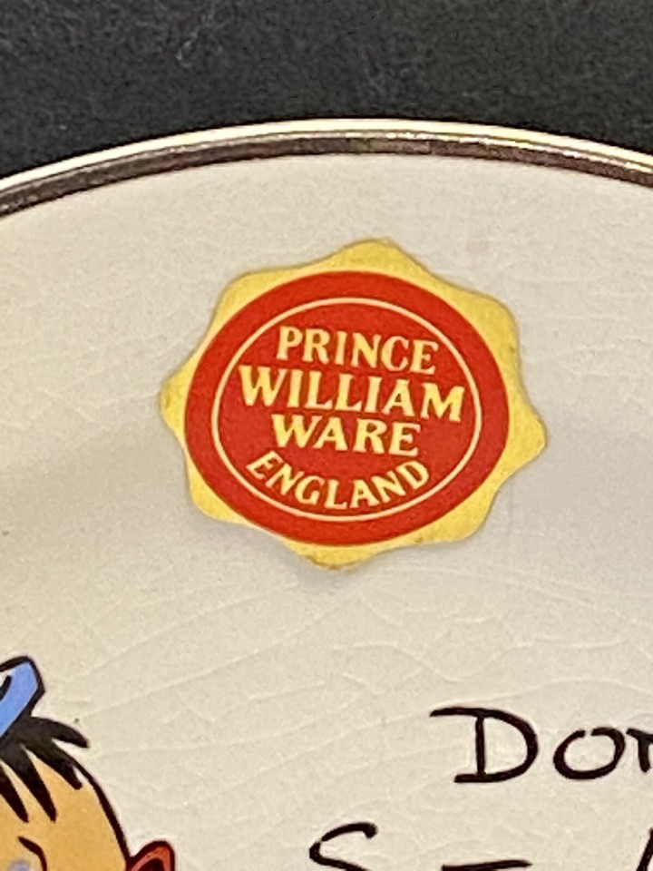 Prince William Ware 5.5” Plate Saucer DON’T SIT AROUND DO NOTHING GET ...