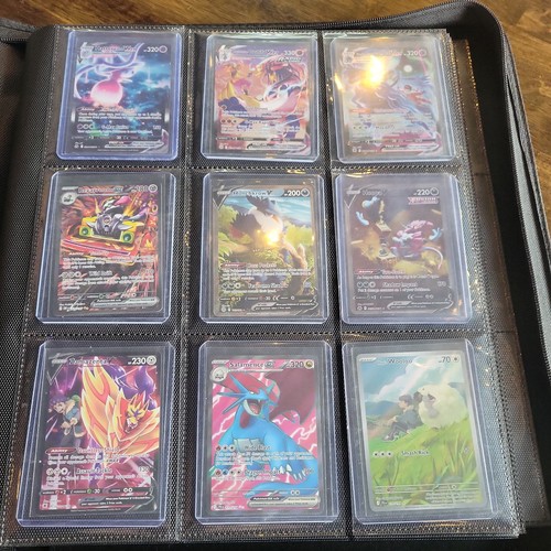 Pokemon 68 Card Binder Collection Lot Massive Rare Holos v gx ex vmax ...