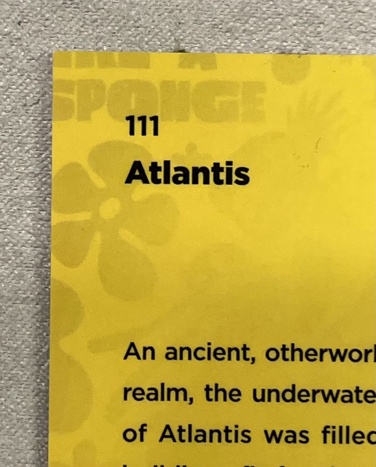 2025 Topps Chrome SpongeBob Atlantis Night Shift Manager Variation 1 / ...