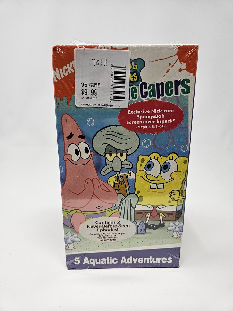 Spongebob Squarepants Il Paesaggio Marino Capers Vhs Spongebob