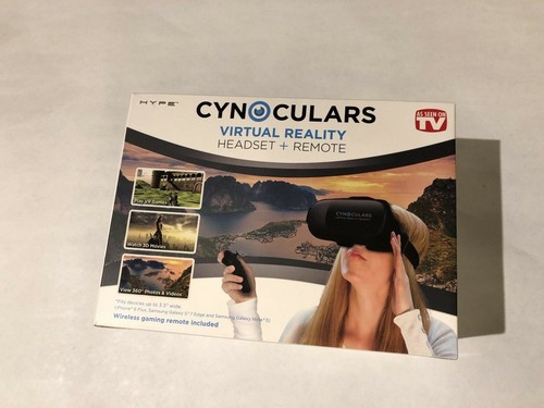 Cynoculars 3D Movie Virtual Reality Headset Wireless Gaming Remote As ...