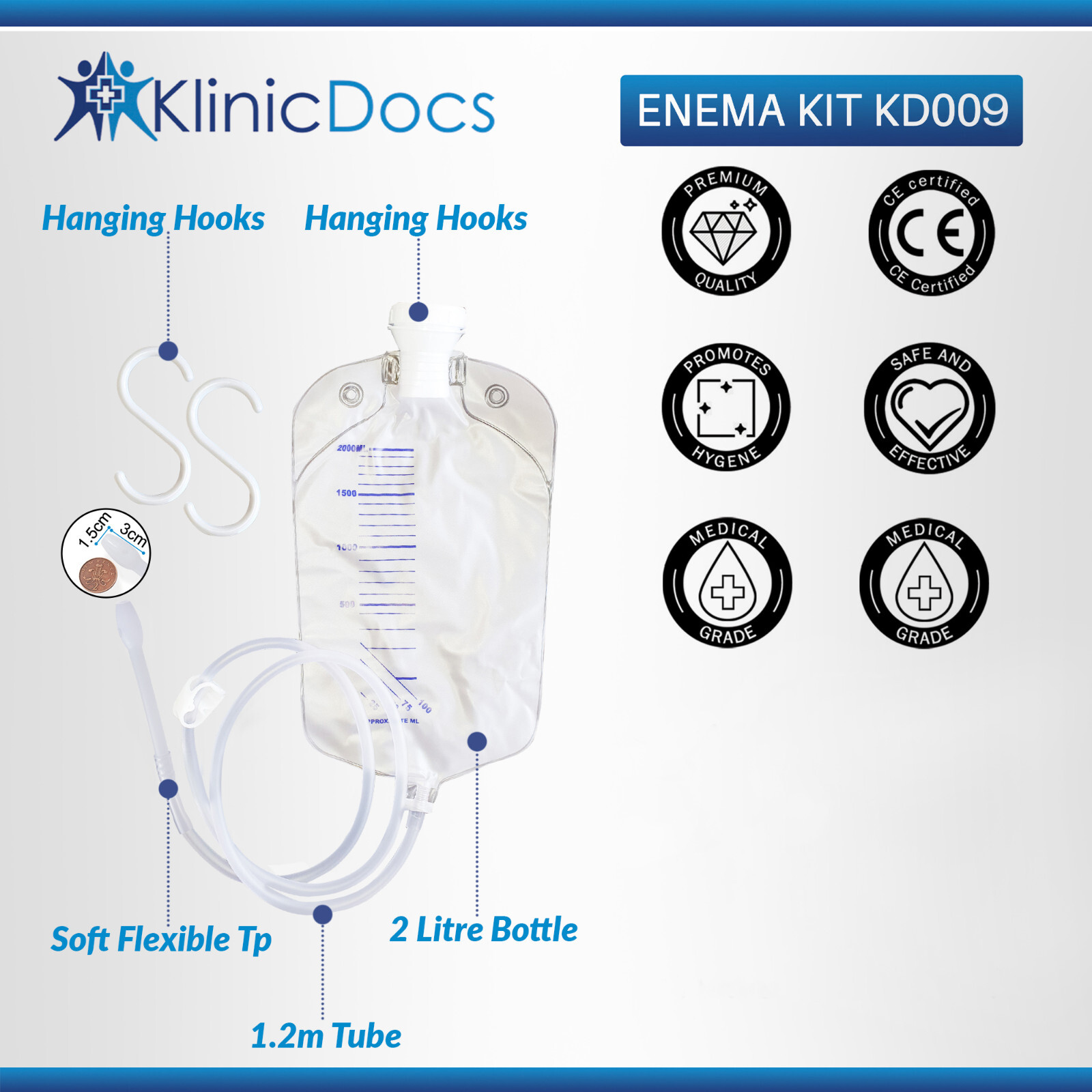 First Aid Kits - Home Enema kit Colonic Irrigation Kit KD009 Bag Detox ...