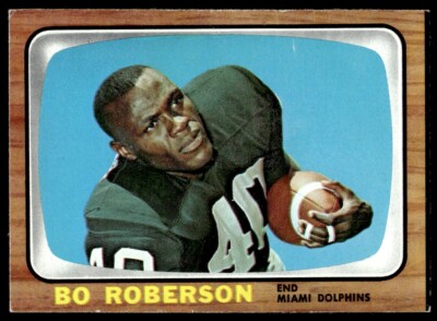 1966 Topps Bo Roberson ^ Miami Dolphins #83 | eBay