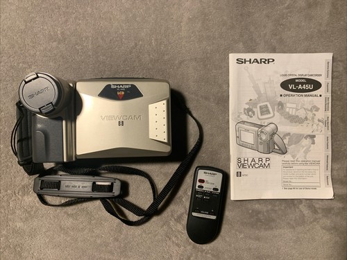 Sharp Viewcam VL-A45 8mm Video8 Camcorder Video Camera + Remote FOR ...