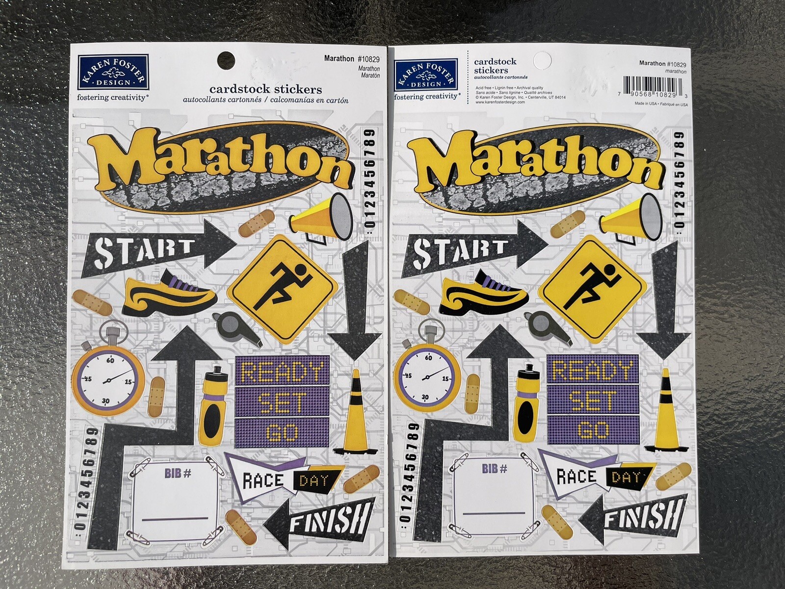 Marathon Scrapbook Stickers | eBay