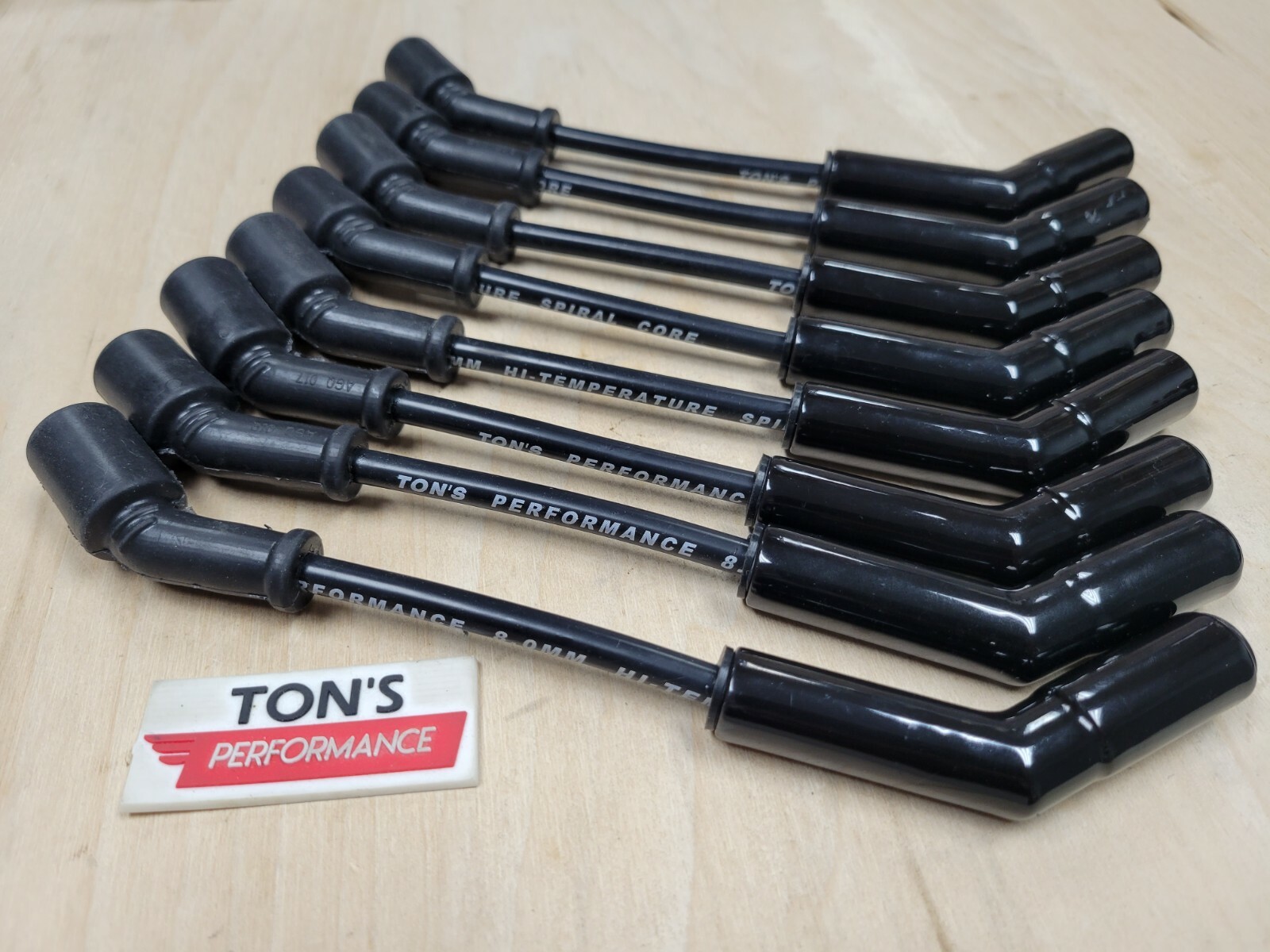 Ton's All Black Ceramic LS High Performance Spark Plug Wire Set LS Pro ...