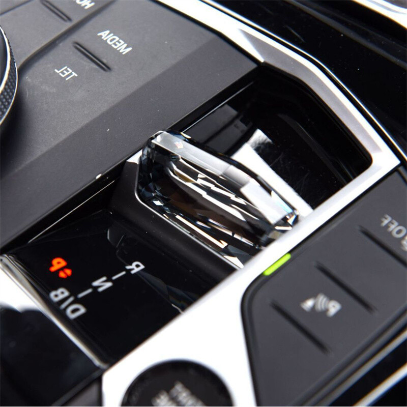 RHD 4pcs Metal Base Crystal Gear Shift Knob Kit For BMW 2 3 4 G20 G22 ...