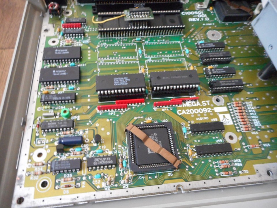 Atari MEGA ST 2 TOS 1.04 / BLITTER, FALCON 030 drive, EIFFEL CARD + ps2 ...