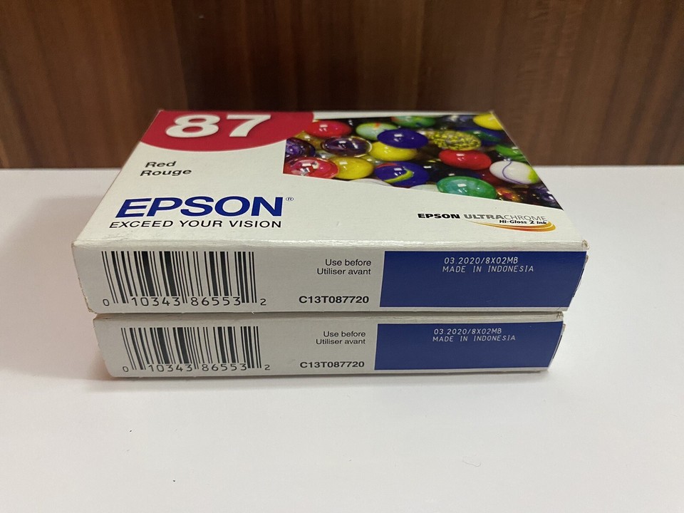 2014-2016 GENUINE SET 22 EPSON T0870-T0872-T0879 #87 INK STYLUS PHOTO ...