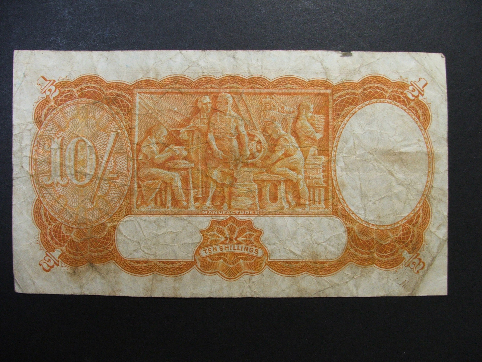 1952 Coombs Wilson 10/ Ten Shilling note B8 332724 | eBay