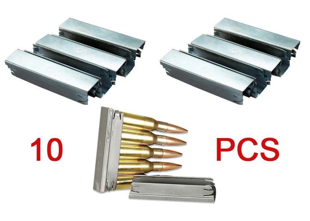 7.62x54 Mosin nagant stripper clip 91/30 M44 10pcs -- USA | eBay
