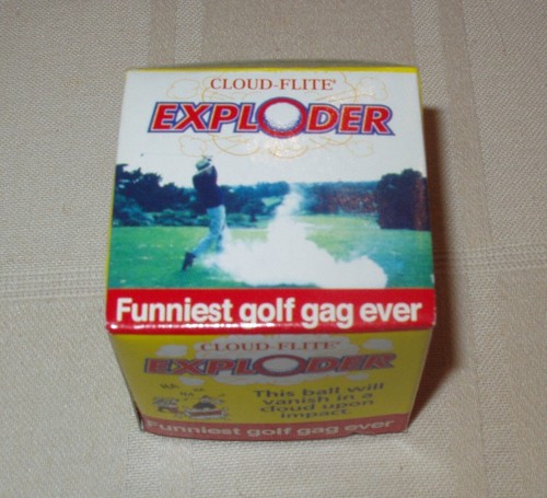 Cloud-Flite EXPLODER Trick Exploding Novelty Golf Ball Gag Prank | eBay