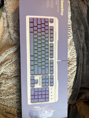 GameStop Wired Membrane RGB Gaming Keyboard and 7-Button RGB Wired ...