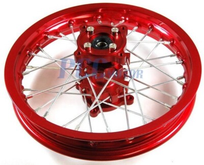 10" RED REAR RIM WHEEL CNC HUB For HONDA CRF50 XR 125 SDG PIT BIKE I ...