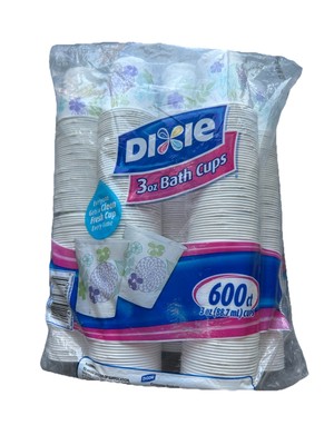 Dixie Multi Purpose Cups 3 oz 497 ct Bathroom Cold Cups Floral Design ...