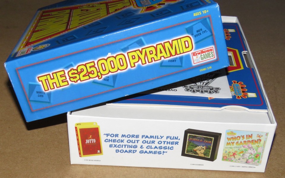 THE 25,000 PYRAMID Classic TV Game Show ©2000 Endless Games - Complete ...