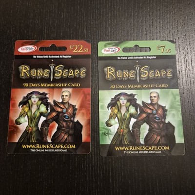 RuneScape Old School Card OSRS Merchandise Video Game Merch Vintage ...