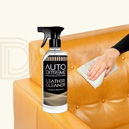 LEATHER CLEANER SPRAY CLEANING RESTORES CAR SOFA UPHOLSTERY AUTO ...