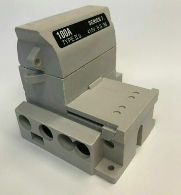 Henley Mains House Service Cut Out Fuse Carrier Base SP&N 100AMP Rated ...