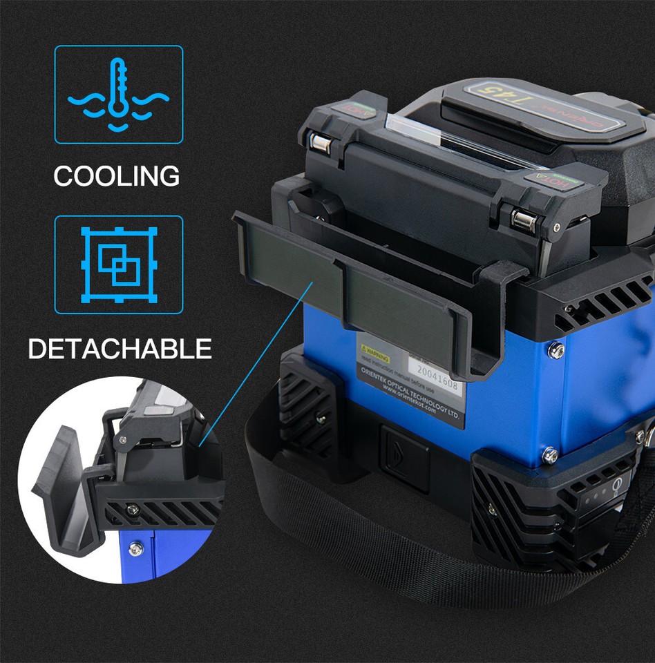 Orientek T45 Touch Screen Fiber Optical Fusion Splicer SM MM Splicing ...