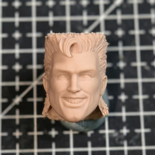 1/12 Scale Captain Planet Earth SuperMan Head Sculpt Unpainted Fit 6 ...