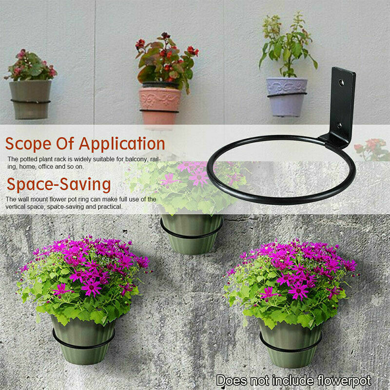 Wall Mounted Flower Pot Holder Diamond Wall Planter, Wall Mounted
