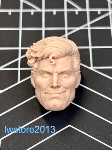 1:6 Head Sculpt Superman Clark Kent Hush D For 12" Male Action Figure ...