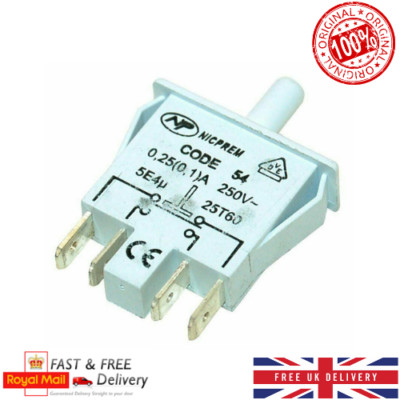 Switch 4 Contacts No+Nc for Beko Fridge Freezer Equivalent to ...