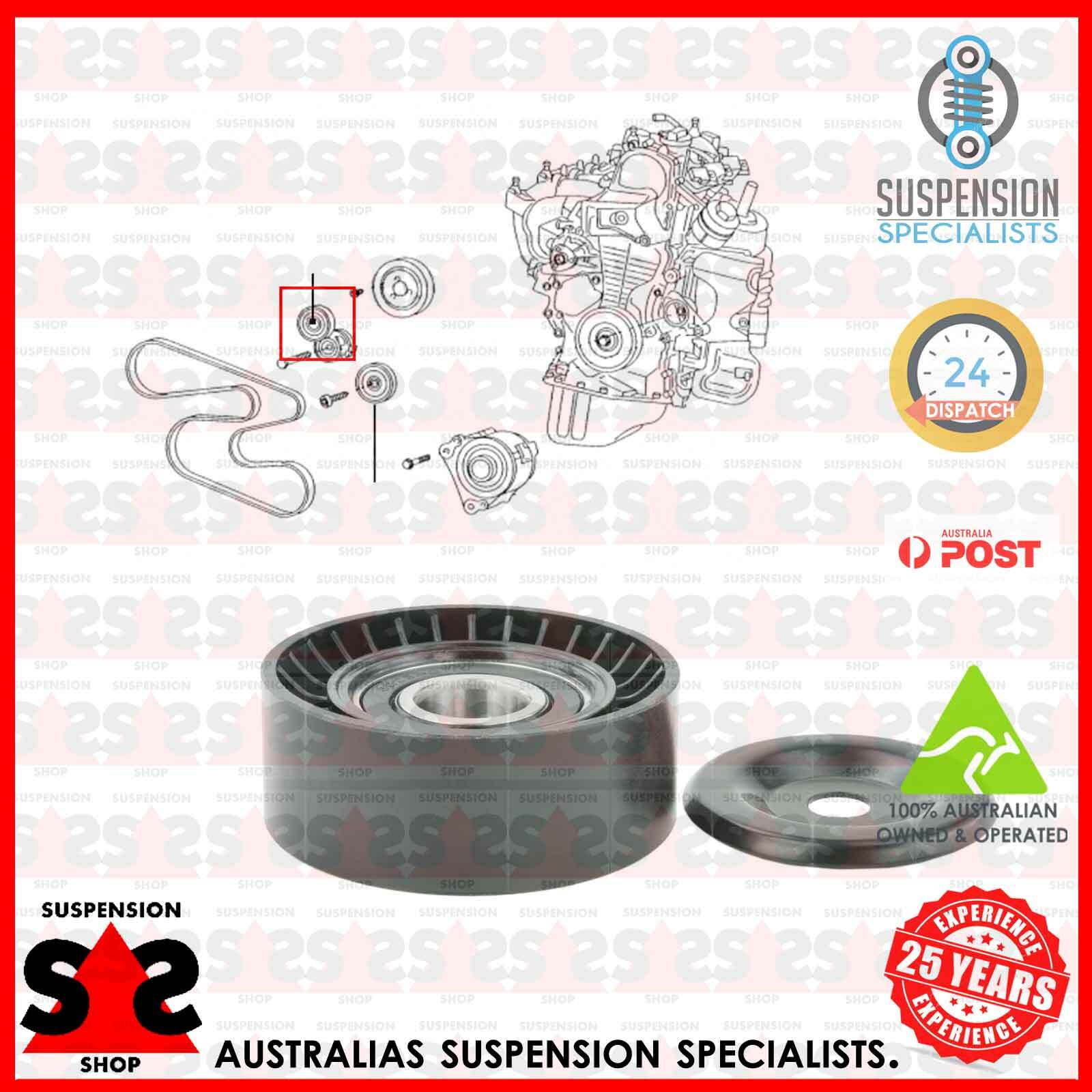 Tensioner Pulley, V-Ribbed Belt Suit VW Passat B8 (3G2, Cb2) 2.0 TDI ...