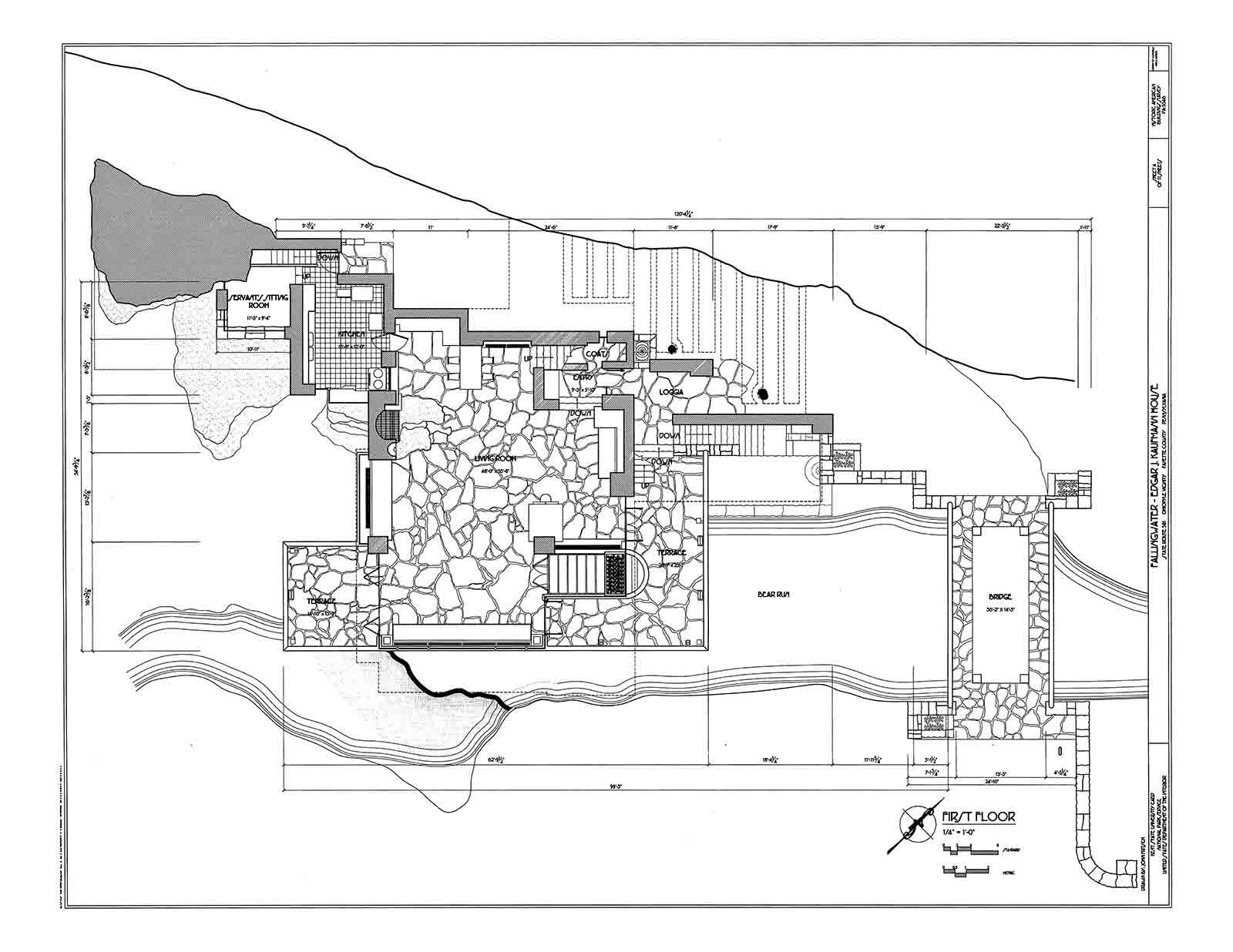 Fallingwater Floor Plan