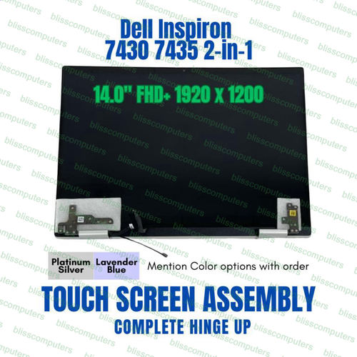OEM Dell Inspiron 7430 7435 2-in-1 FHD LCD Screen Assembly 5K0M2 05K0M2 ...
