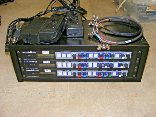 (3) Vaddio Tally Quick Connect CCU with Rack Cabinet | eBay