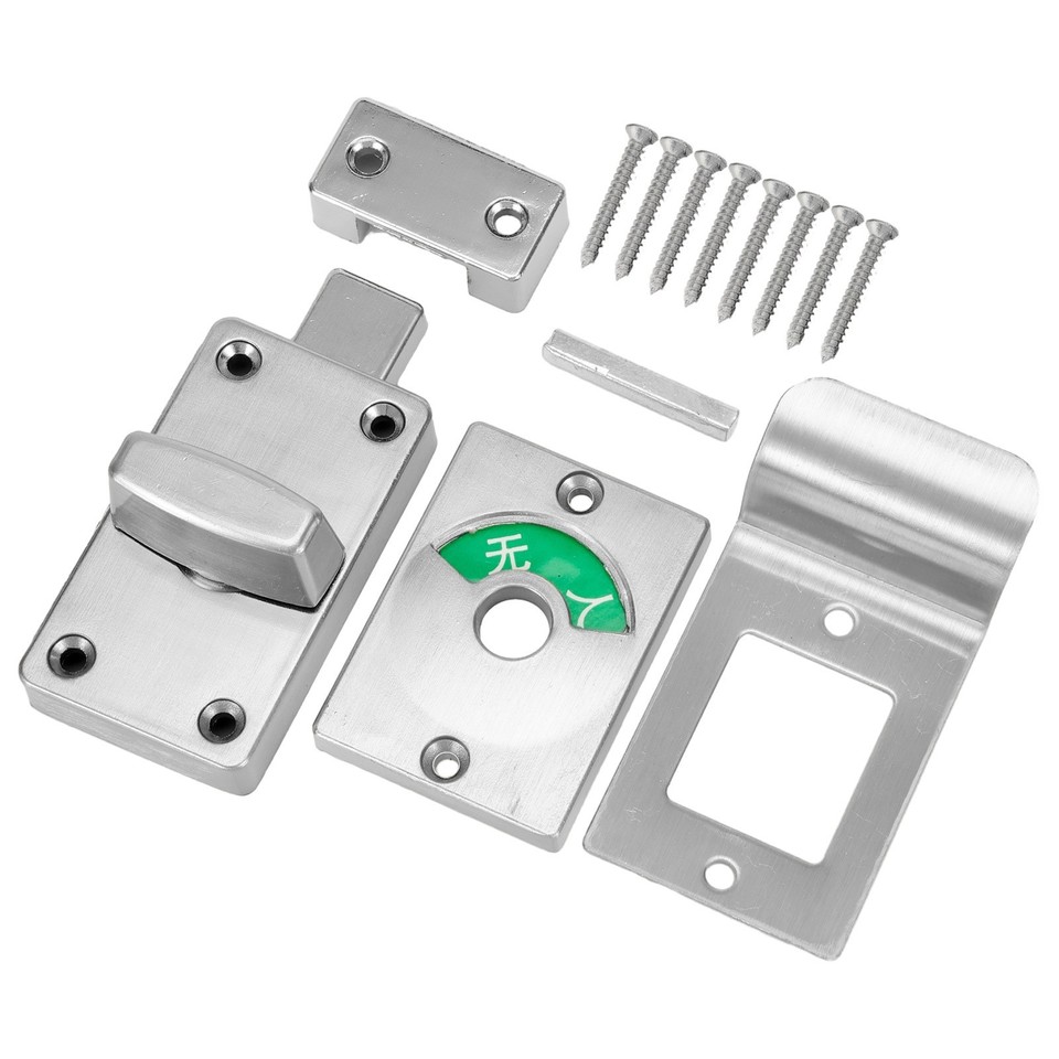 New Indicator Door Lock Wide Application 1 Set Aluminum Alloy ...