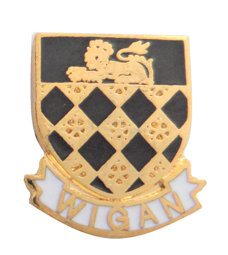 Wigan Crest Small Pin Badge | eBay