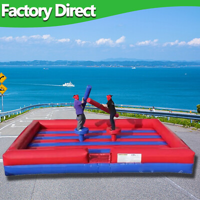4x4m PVC Inflatable Gladiator Game Inflatable Jousting Arena Fighting ...