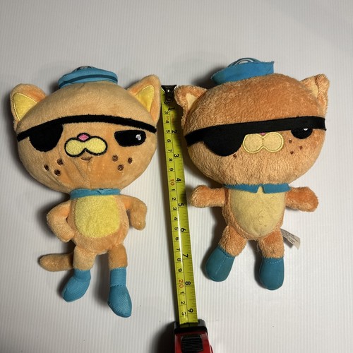 2 X Octonauts Kwazii Cat Plush Toy (20cm Approx) Fisher Price 2011 ...