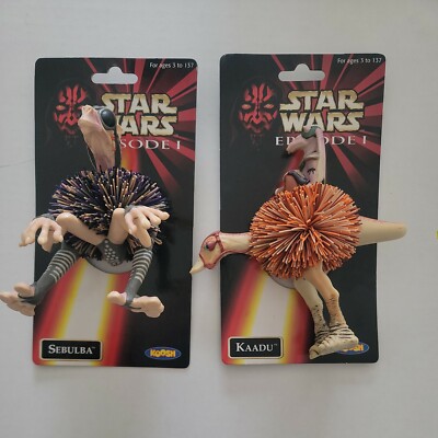 Star Wars Episode 1 Sebulba/ Kaadu Vintage Koosh Figure Lot Of 2 | eBay